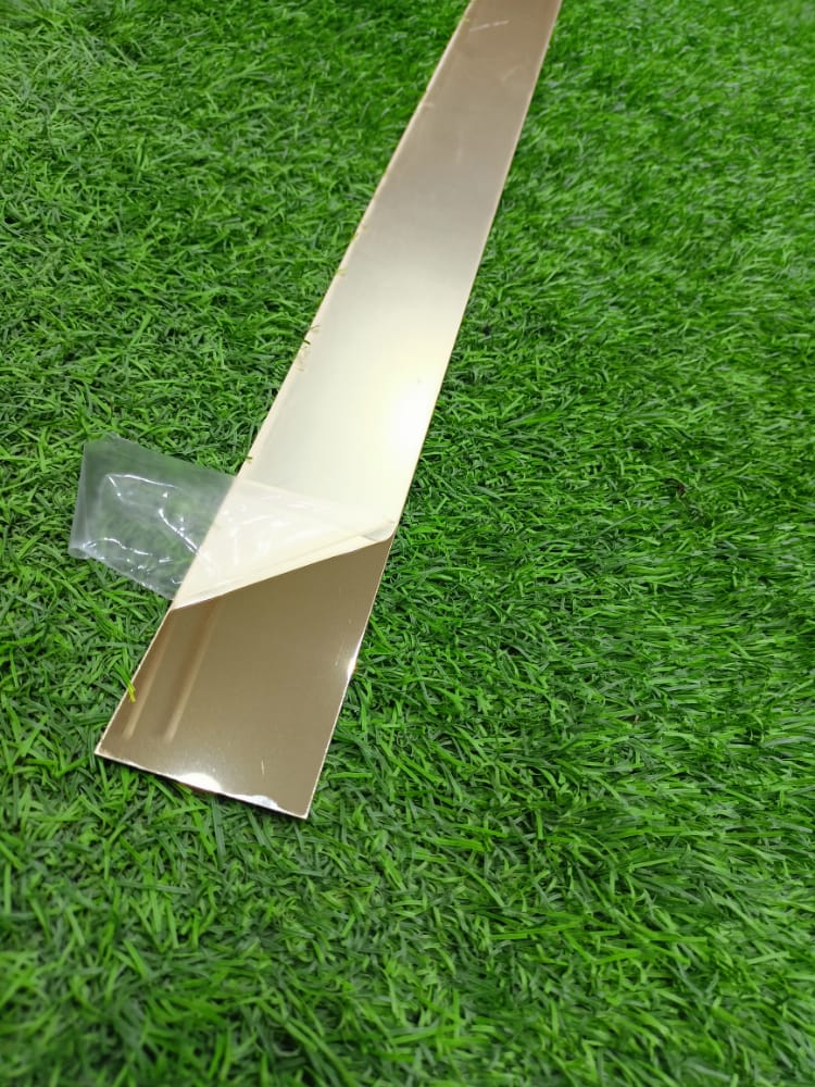 mirror pvc shapes and strips / wall decor brass look pvc strip / pvc ...